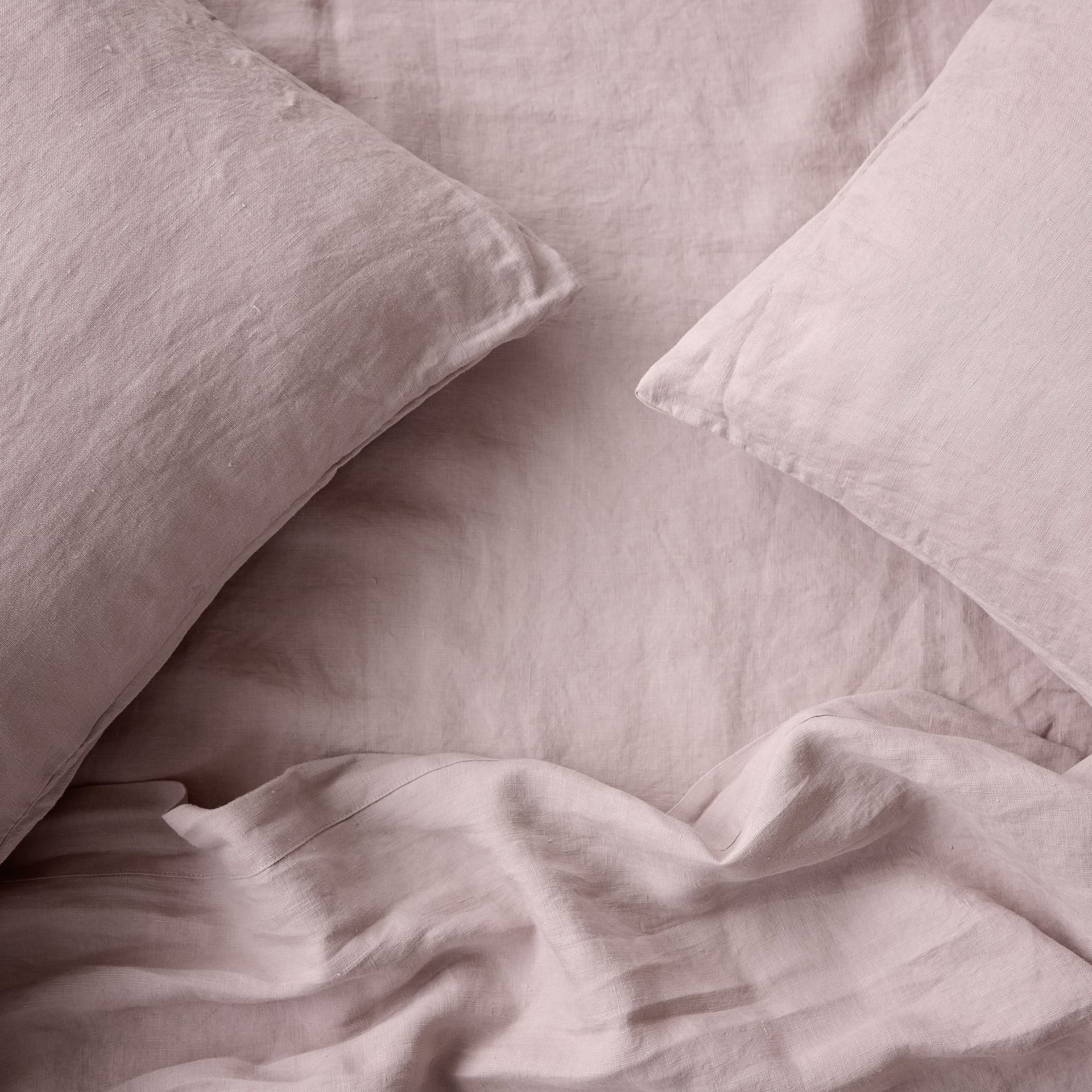Dusky Pink Linen Duvet Cover l The Linen Project – thelinenproject